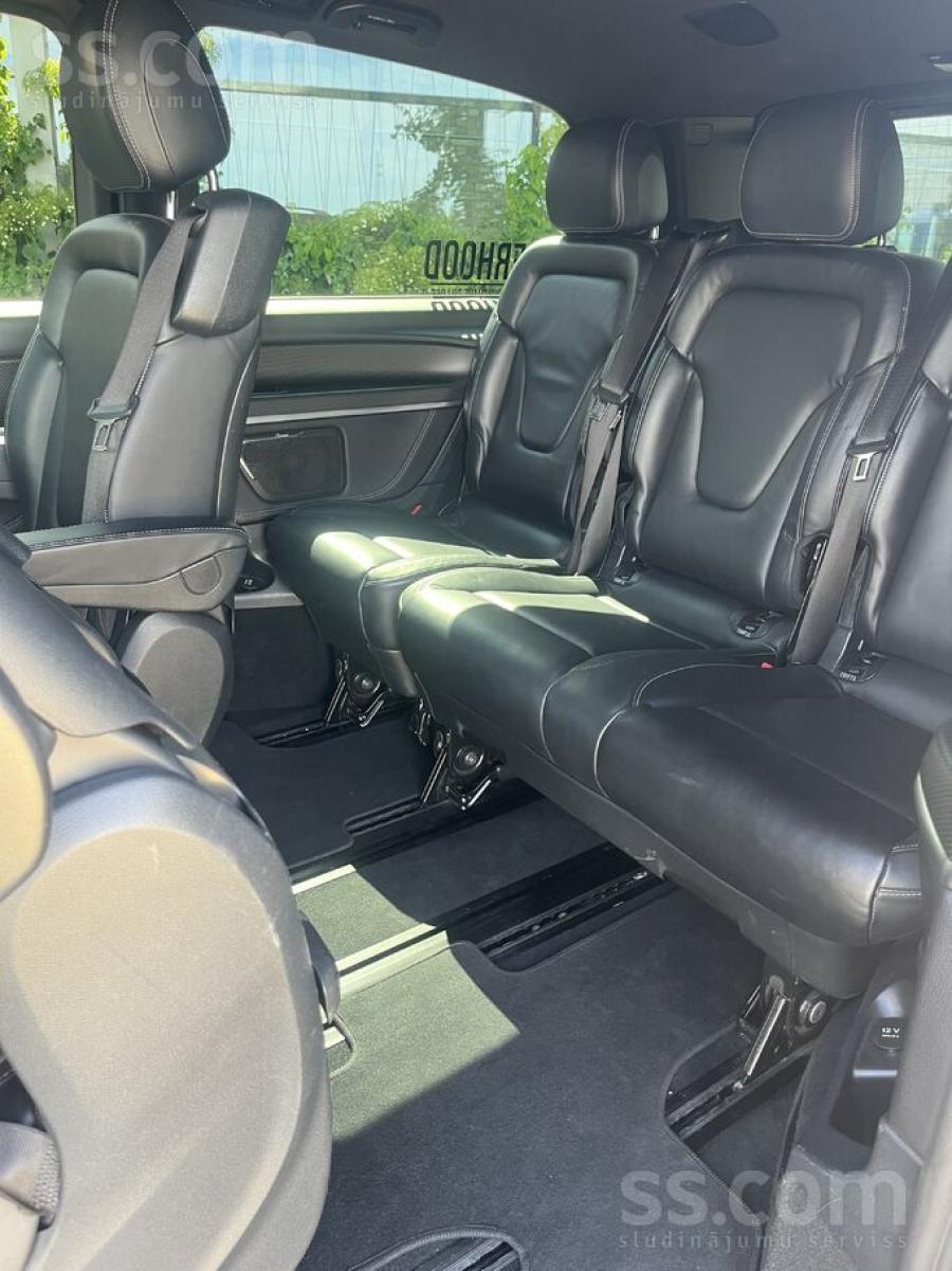 Melns Mercedes-Benz V 250 2017 Rīga, ar dzinēja tilpumu 2.20 L un nobraukumu 276 tūkst. km par 32000 €, foto 13 vietnē AUTOMOTO.COM.LV
