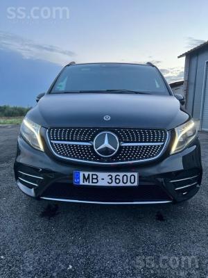 Melns Mercedes-Benz V 250 2017 Daugavpils, ar dzinēja tilpumu 2.10 L un nobraukumu 203 tūkst. km par 32000 €, foto  vietnē AUTOMOTO.COM.LV