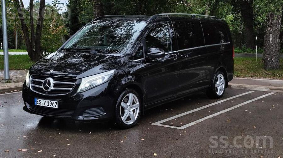 Melns Mercedes-Benz V 250 2018 Rīga, ar dzinēja tilpumu 2.20 L un nobraukumu 275 tūkst. km par 29950 €, foto 3 vietnē AUTOMOTO.COM.LV