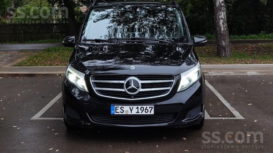 Melns Mercedes-Benz V 250 2018 Rīga, ar dzinēja tilpumu 2.20 L un nobraukumu 275 tūkst. km par 29950 €, foto 4 vietnē AUTOMOTO.COM.LV