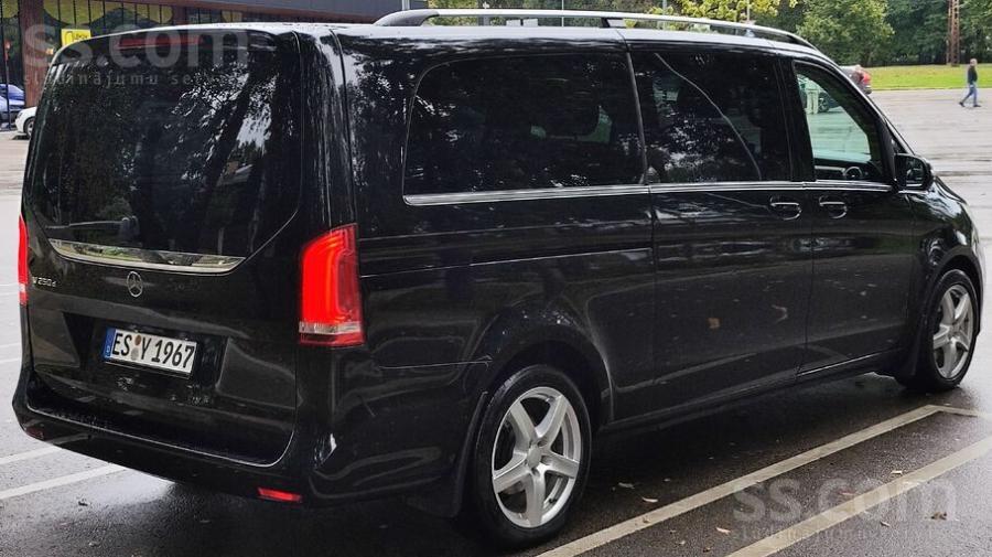 Melns Mercedes-Benz V 250 2018 Rīga, ar dzinēja tilpumu 2.20 L un nobraukumu 275 tūkst. km par 29950 €, foto 5 vietnē AUTOMOTO.COM.LV