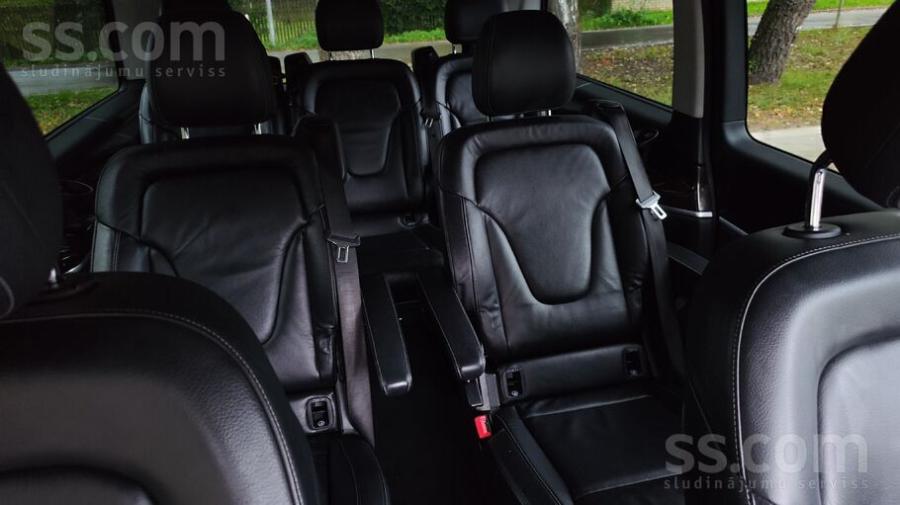Melns Mercedes-Benz V 250 2018 Rīga, ar dzinēja tilpumu 2.20 L un nobraukumu 275 tūkst. km par 29950 €, foto 16 vietnē AUTOMOTO.COM.LV