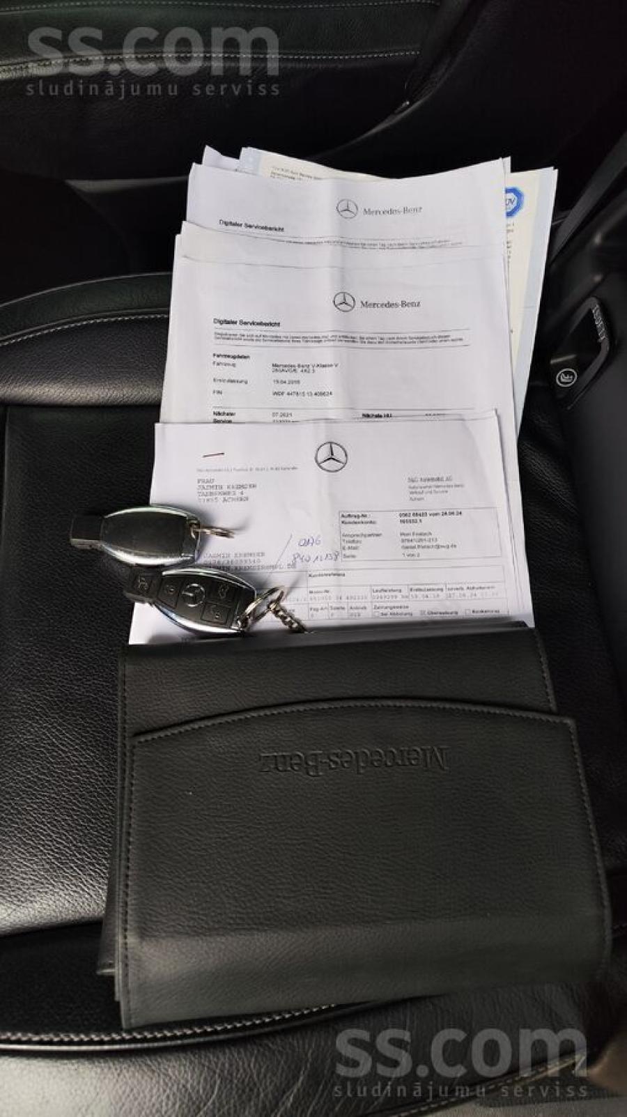 Melns Mercedes-Benz V 250 2018 Rīga, ar dzinēja tilpumu 2.20 L un nobraukumu 275 tūkst. km par 29950 €, foto 18 vietnē AUTOMOTO.COM.LV