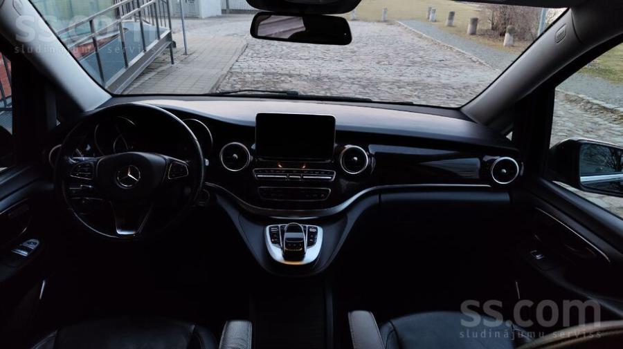 Melns Mercedes-Benz V 250 2018 Rīga, ar dzinēja tilpumu 2.20 L un nobraukumu 275 tūkst. km par 29950 €, foto 19 vietnē AUTOMOTO.COM.LV
