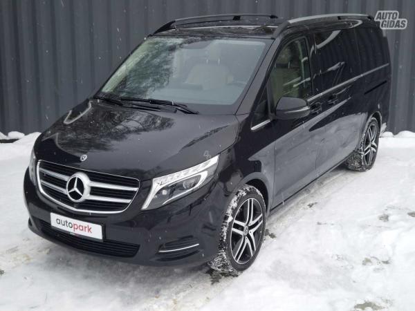 Melns Mercedes-Benz V 250 2019 Viļņa, ar dzinēja tilpumu 2.10 L un nobraukumu 50 tūkst. km par 47900 €, foto 1 vietnē AUTOMOTO.COM.LV