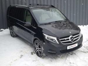 Black Mercedes-Benz V 250 2019 in Vilnius, with an engine capacity of 2.10 L and mileage of 50 thousand km for 47900 €, photo 2 on AUTOMOTO.COM.LV