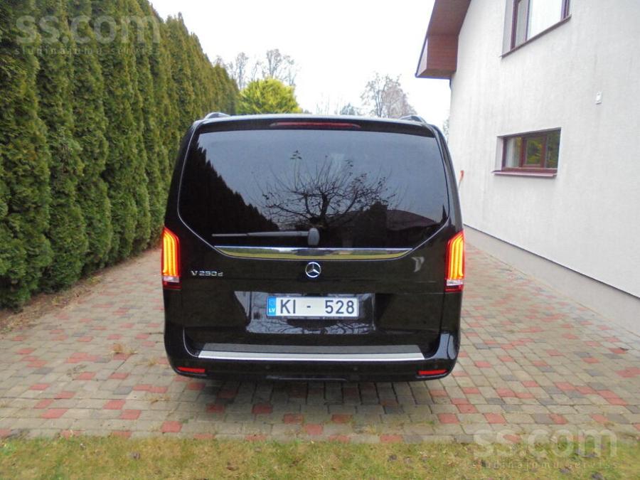Melns Mercedes-Benz V 250 2021 Rīga, ar dzinēja tilpumu 2.00 L un nobraukumu 12 tūkst. km par 61500 €, foto 2 vietnē AUTOMOTO.COM.LV