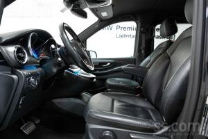 Black Mercedes-Benz V 250 2021 in Riga, with an engine capacity of 2.00 L and mileage of 119 thousand km for 42500 €, photo 7 on AUTOMOTO.COM.LV