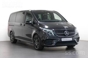 Black Mercedes-Benz V 250 2021 in Riga, with an engine capacity of 2.00 L and mileage of 119 thousand km for 42500 €, photo 13 on AUTOMOTO.COM.LV