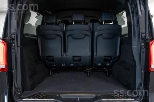 Black Mercedes-Benz V 250 2021 in Riga, with an engine capacity of 2.00 L and mileage of 119 thousand km for 42500 €, photo 19 on AUTOMOTO.COM.LV
