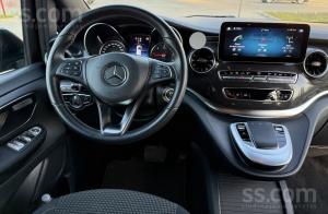 Black Mercedes-Benz V 250 2022 in Riga, with an engine capacity of 2.00 L and mileage of 147 thousand km for 42900 €, photo 14 on AUTOMOTO.COM.LV