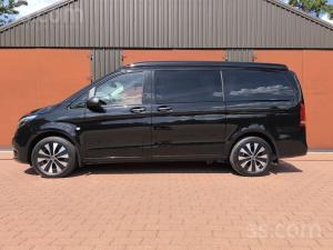 Black Mercedes-Benz V 250 2022 in Daugavpils, with an engine capacity of 2.00 L and mileage of 75 thousand km for 50000 €, photo 6 on AUTOMOTO.COM.LV