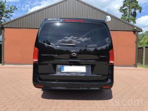 Black Mercedes-Benz V 250 2022 in Daugavpils, with an engine capacity of 2.00 L and mileage of 75 thousand km for 50000 €, photo 8 on AUTOMOTO.COM.LV