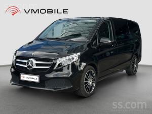 Black Mercedes-Benz V 250 2022 in Riga, with an engine capacity of 2.00 L and mileage of 105 thousand km for 41490 €, photo  on AUTOMOTO.COM.LV