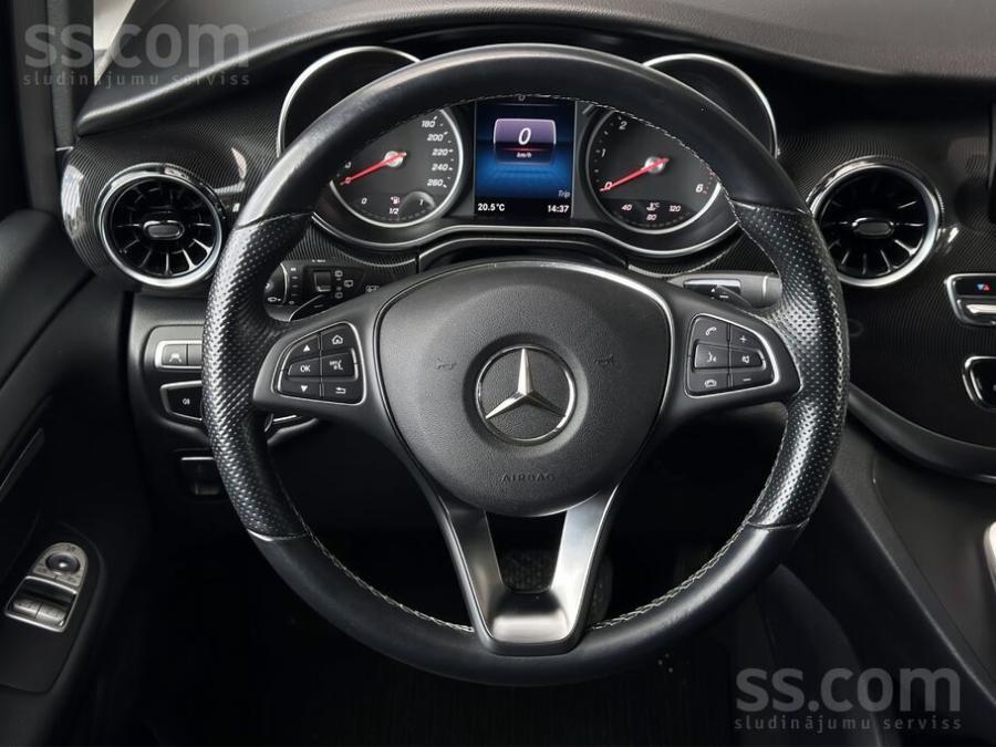 Melns Mercedes-Benz V 250 2022 Rīga, ar dzinēja tilpumu 2.00 L un nobraukumu 105 tūkst. km par 41490 €, foto 9 vietnē AUTOMOTO.COM.LV