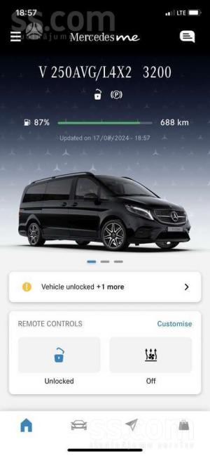 Черный Мерседес В 250 2023 в Рига, объемом двигателя 2.00 л и пробегом 74 тыс. км за 63500 €, фото 19 на AUTOMOTO.COM.LV