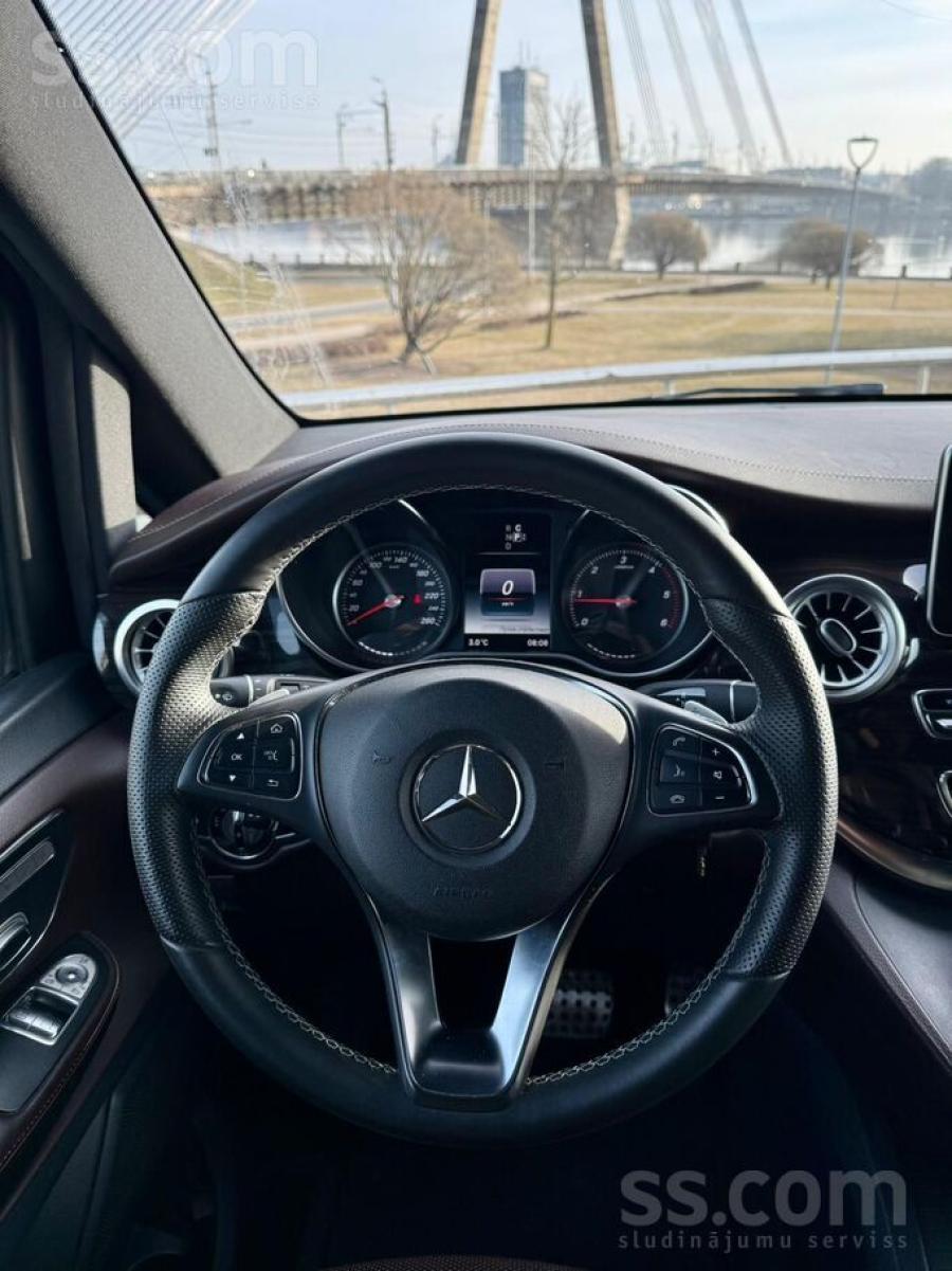Melns Mercedes-Benz V 250 2014 Rīga, ar dzinēja tilpumu 2.20 L un nobraukumu 355 tūkst. km par 23200 €, foto 16 vietnē AUTOMOTO.COM.LV