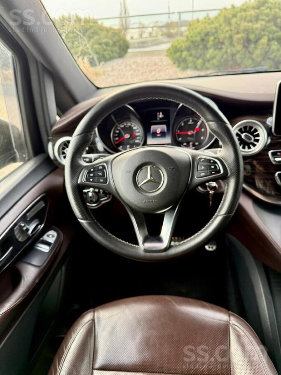 Melns Mercedes-Benz V 250 2014 Rīga, ar dzinēja tilpumu 2.20 L un nobraukumu 355 tūkst. km par 23200 €, foto 19 vietnē AUTOMOTO.COM.LV