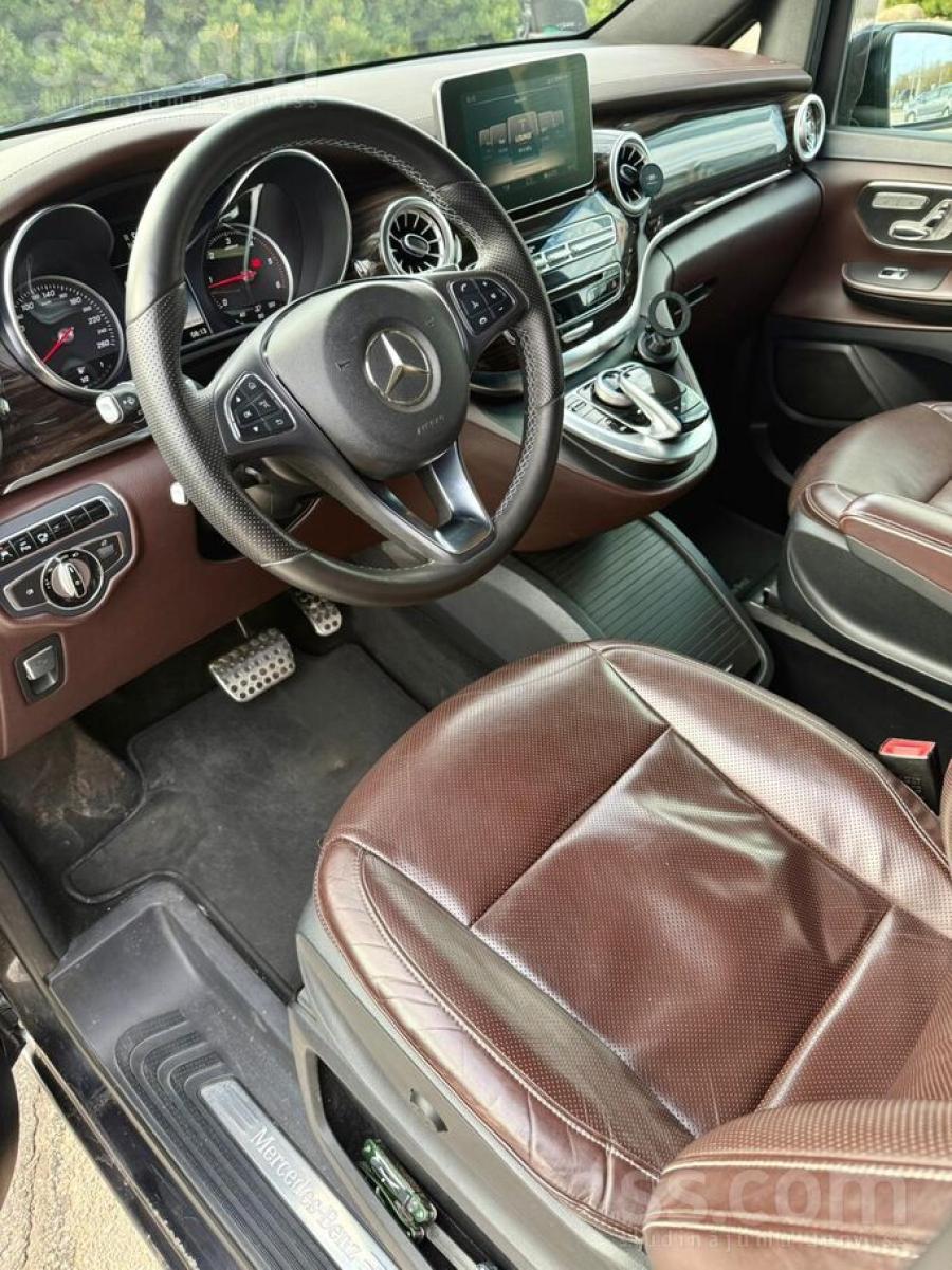 Melns Mercedes-Benz V 250 2014 Rīga, ar dzinēja tilpumu 2.20 L un nobraukumu 355 tūkst. km par 23200 €, foto 22 vietnē AUTOMOTO.COM.LV