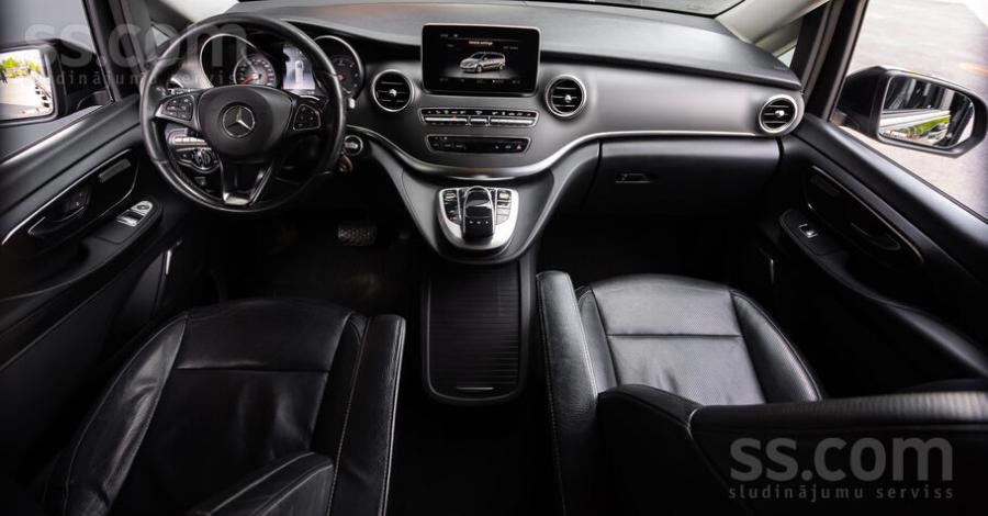 Melns Mercedes-Benz V 250 2014 Rīga, ar dzinēja tilpumu 2.20 L un nobraukumu 330 tūkst. km par 24500 €, foto 29 vietnē AUTOMOTO.COM.LV