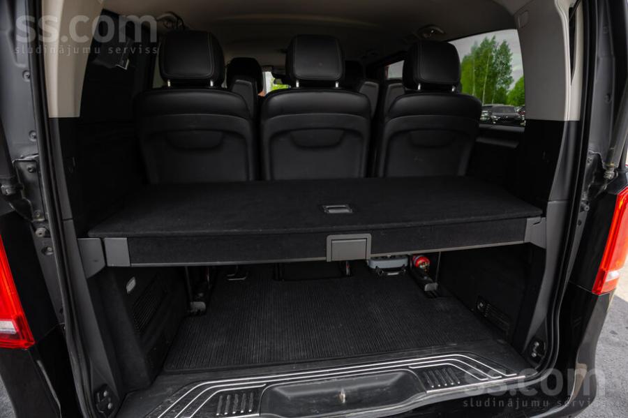 Melns Mercedes-Benz V 250 2014 Rīga, ar dzinēja tilpumu 2.20 L un nobraukumu 330 tūkst. km par 24500 €, foto 32 vietnē AUTOMOTO.COM.LV