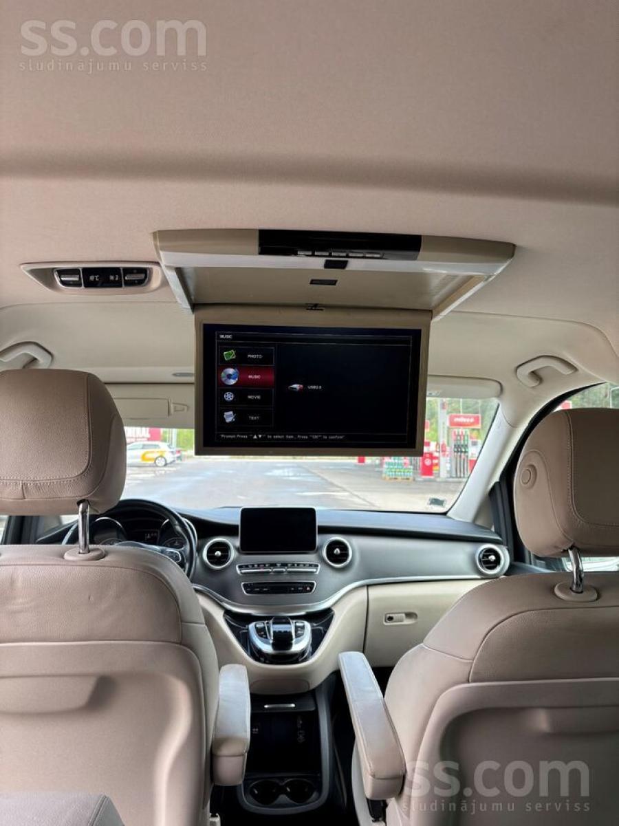 Melns Mercedes-Benz V 250 2014 Rīga, ar dzinēja tilpumu 2.20 L un nobraukumu 158 tūkst. km par 26300 €, foto 7 vietnē AUTOMOTO.COM.LV