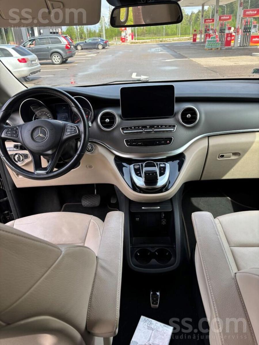 Melns Mercedes-Benz V 250 2014 Rīga, ar dzinēja tilpumu 2.20 L un nobraukumu 158 tūkst. km par 26300 €, foto 9 vietnē AUTOMOTO.COM.LV