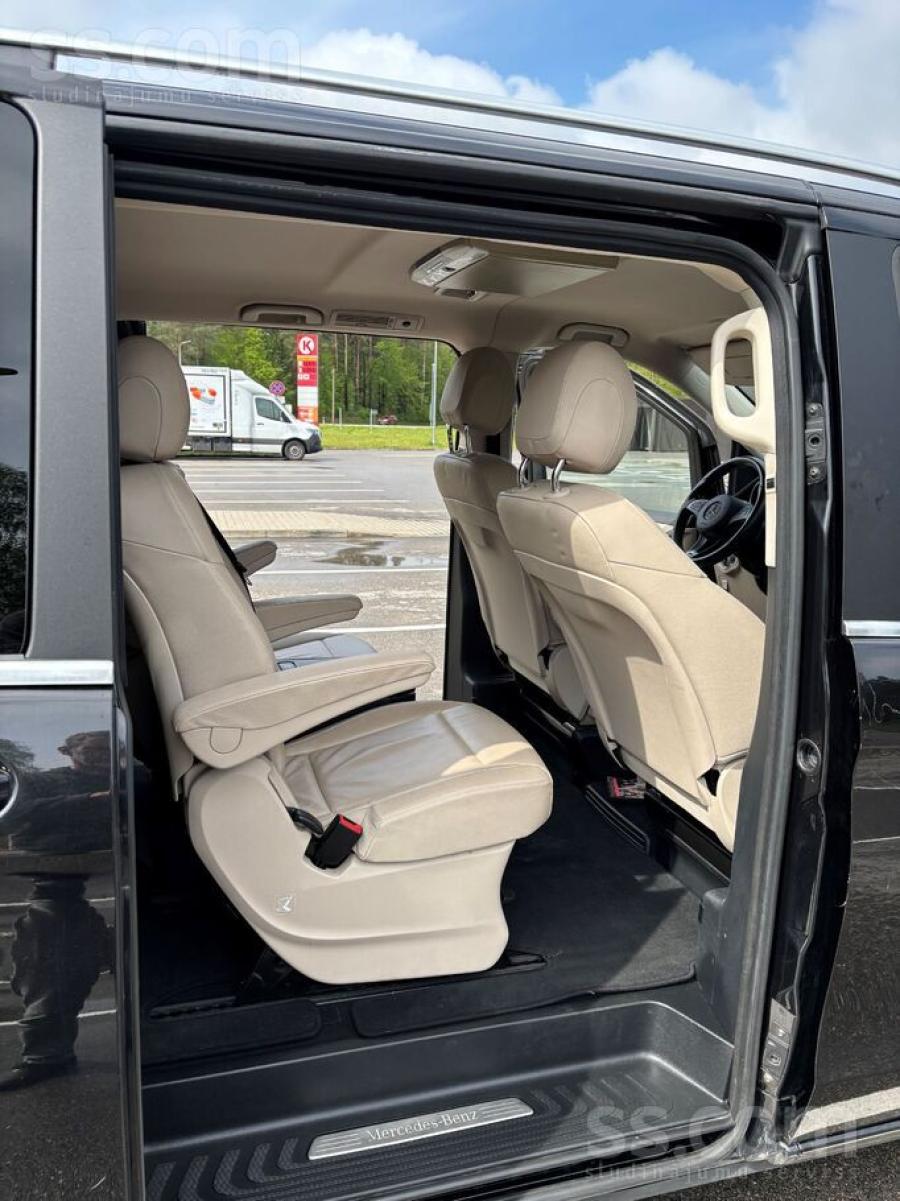 Melns Mercedes-Benz V 250 2014 Rīga, ar dzinēja tilpumu 2.20 L un nobraukumu 158 tūkst. km par 26300 €, foto 27 vietnē AUTOMOTO.COM.LV