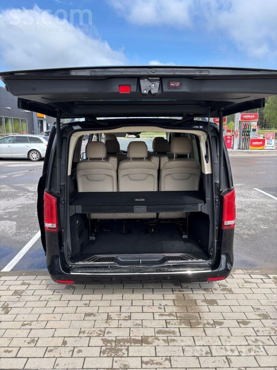Melns Mercedes-Benz V 250 2014 Rīga, ar dzinēja tilpumu 2.20 L un nobraukumu 158 tūkst. km par 26300 €, foto 28 vietnē AUTOMOTO.COM.LV