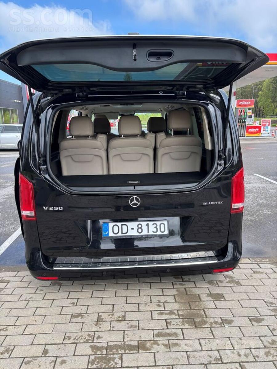 Melns Mercedes-Benz V 250 2014 Rīga, ar dzinēja tilpumu 2.20 L un nobraukumu 158 tūkst. km par 26300 €, foto 29 vietnē AUTOMOTO.COM.LV