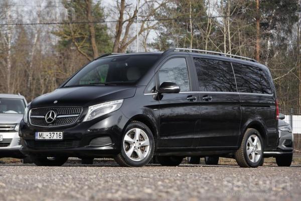 Melns Mercedes-Benz V 250 2015 Rīga, ar dzinēja tilpumu 2.20 L un nobraukumu 367 tūkst. km par 22990 €, foto 1 vietnē AUTOMOTO.COM.LV