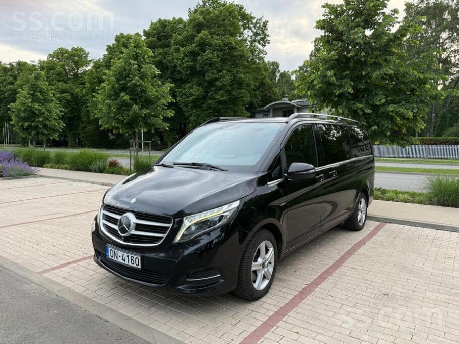 Black Mercedes-Benz V 250 2016 in Jurmala, with an engine capacity of 2.10 L and mileage of 0 thousand km for 21800 €, photo 1 on AUTOMOTO.COM.LV