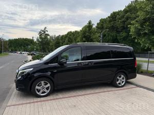 Black Mercedes-Benz V 250 2016 in Jurmala, with an engine capacity of 2.10 L and mileage of 0 thousand km for 21800 €, photo 3 on AUTOMOTO.COM.LV