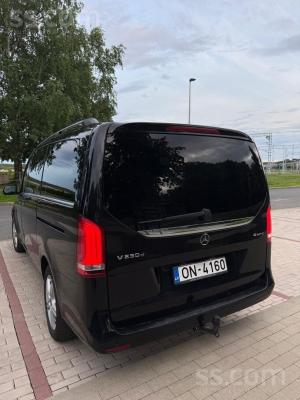 Black Mercedes-Benz V 250 2016 in Jurmala, with an engine capacity of 2.10 L and mileage of 0 thousand km for 21800 €, photo 6 on AUTOMOTO.COM.LV