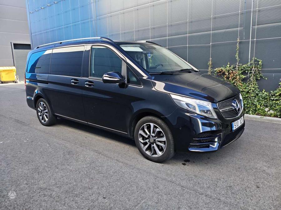 Black Mercedes-Benz V 250 2016 in Klaipeda, with an engine capacity of 2.10 L and mileage of 290 thousand km for 24700 €, photo 11 on AUTOMOTO.COM.LV