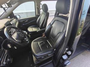 Black Mercedes-Benz V 250 2016 in Klaipeda, with an engine capacity of 2.10 L and mileage of 290 thousand km for 24700 €, photo 14 on AUTOMOTO.COM.LV