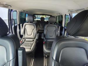 Black Mercedes-Benz V 250 2016 in Klaipeda, with an engine capacity of 2.10 L and mileage of 290 thousand km for 24700 €, photo 17 on AUTOMOTO.COM.LV