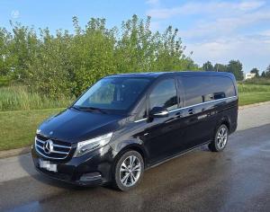 Melns Mercedes-Benz V 250 2016 Panevēža, ar dzinēja tilpumu 2.14 L un nobraukumu 301 tūkst. km par 26700 €, foto  vietnē AUTOMOTO.COM.LV
