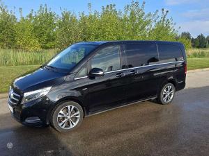 Melns Mercedes-Benz V 250 2016 Panevēža, ar dzinēja tilpumu 2.14 L un nobraukumu 301 tūkst. km par 26700 €, foto 6 vietnē AUTOMOTO.COM.LV