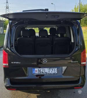 Melns Mercedes-Benz V 250 2016 Panevēža, ar dzinēja tilpumu 2.14 L un nobraukumu 301 tūkst. km par 26700 €, foto 8 vietnē AUTOMOTO.COM.LV