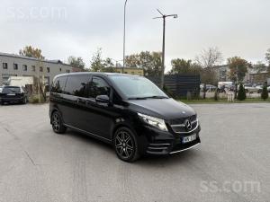 Black Mercedes-Benz V 250 2016 in Riga, with an engine capacity of 2.10 L and mileage of 326 thousand km for 22500 €, photo  on AUTOMOTO.COM.LV
