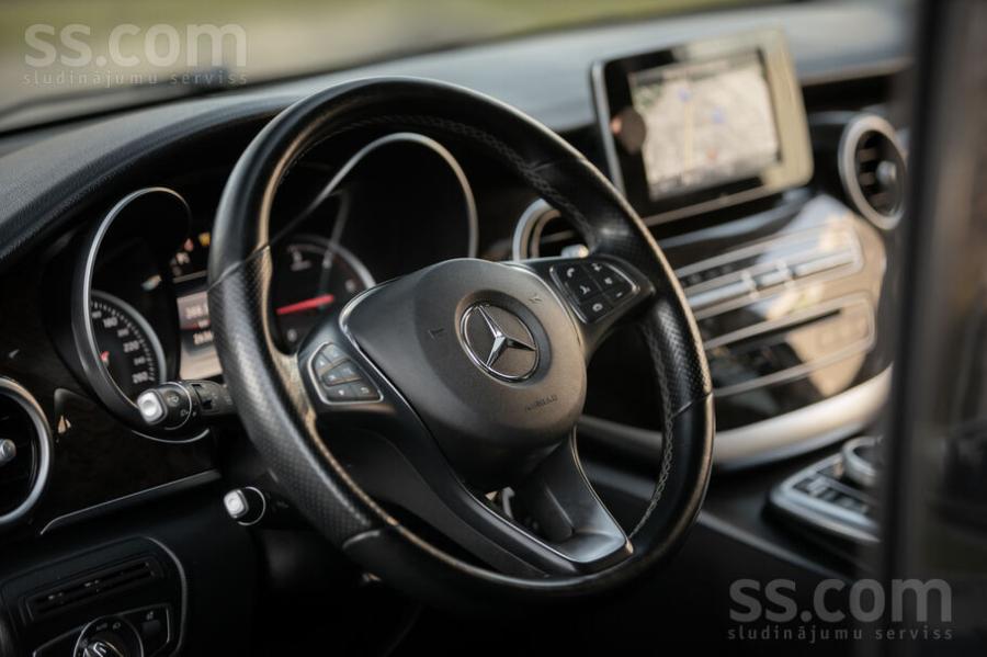 Melns Mercedes-Benz V 250 2017 Rīga, ar dzinēja tilpumu 2.00 L un nobraukumu 0 tūkst. km par 25800 €, foto 13 vietnē AUTOMOTO.COM.LV
