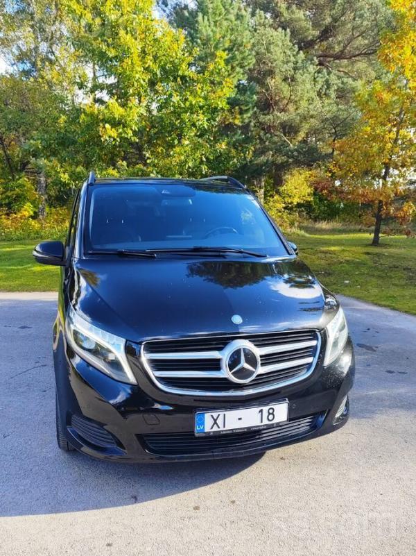 Melns Mercedes-Benz V 250 2017 Jūrmala, ar dzinēja tilpumu 2.20 L un nobraukumu 229 tūkst. km par 25250 €, foto 1 vietnē AUTOMOTO.COM.LV