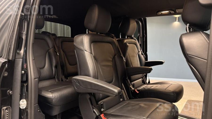 Melns Mercedes-Benz V 250 2017 Rīga, ar dzinēja tilpumu 2.10 L un nobraukumu 134 tūkst. km par 27190 €, foto 13 vietnē AUTOMOTO.COM.LV