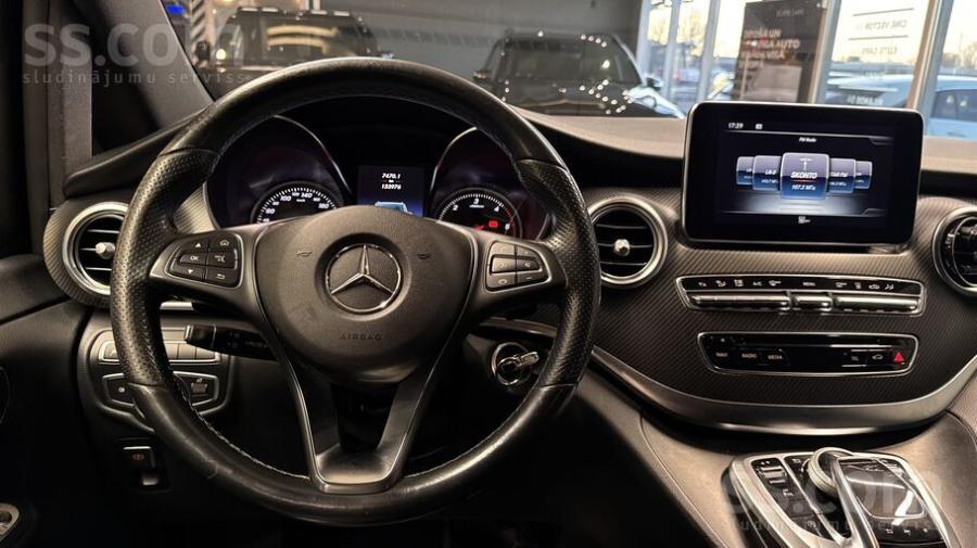 Melns Mercedes-Benz V 250 2017 Rīga, ar dzinēja tilpumu 2.10 L un nobraukumu 134 tūkst. km par 27190 €, foto 15 vietnē AUTOMOTO.COM.LV