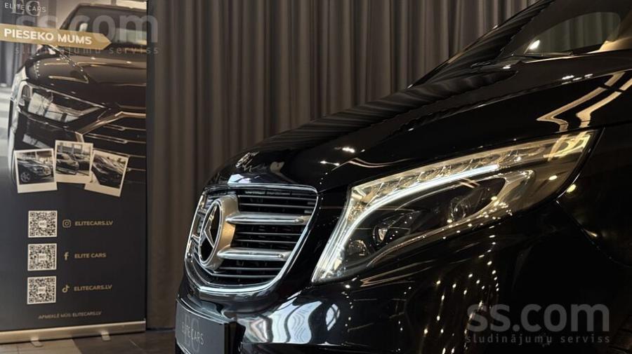 Melns Mercedes-Benz V 250 2017 Rīga, ar dzinēja tilpumu 2.10 L un nobraukumu 134 tūkst. km par 27190 €, foto 21 vietnē AUTOMOTO.COM.LV