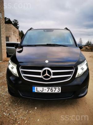 Melns Mercedes-Benz V 250 2017 Rīga, ar dzinēja tilpumu 2.20 L un nobraukumu 254 tūkst. km par 27300 €, foto  vietnē AUTOMOTO.COM.LV