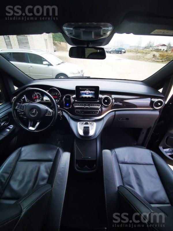 Melns Mercedes-Benz V 250 2017 Rīga, ar dzinēja tilpumu 2.20 L un nobraukumu 254 tūkst. km par 27300 €, foto 7 vietnē AUTOMOTO.COM.LV