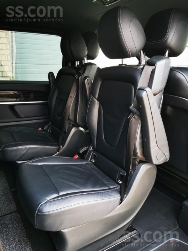 Melns Mercedes-Benz V 250 2017 Rīga, ar dzinēja tilpumu 2.20 L un nobraukumu 254 tūkst. km par 27300 €, foto 10 vietnē AUTOMOTO.COM.LV