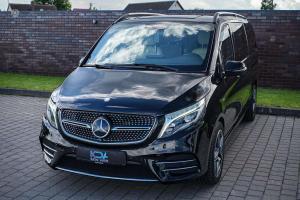 Black Mercedes-Benz V 250 2017 in Marijampole, with an engine capacity of 2.14 L and mileage of 308 thousand km for 29450 €, photo 5 on AUTOMOTO.COM.LV